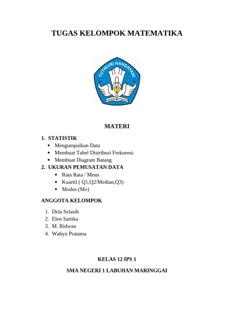 TUGAS KELOMPOK MATEMATIKA | PDF