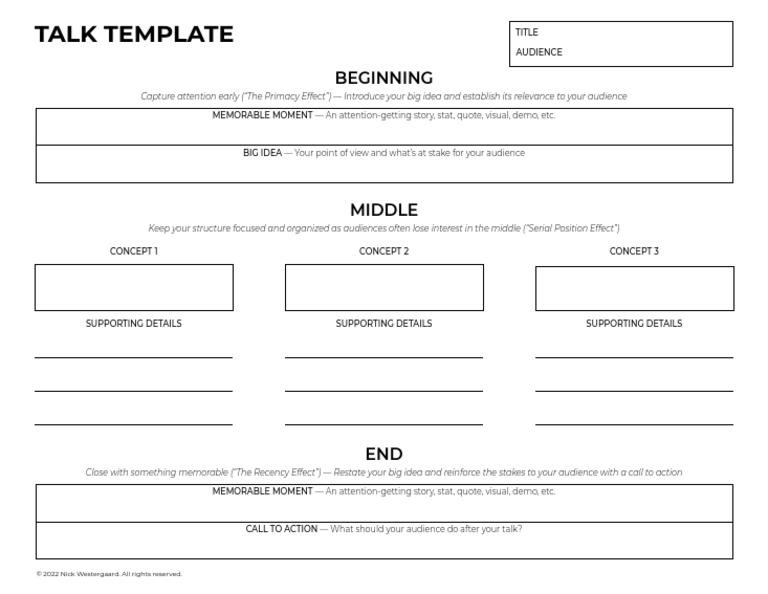 Talk Template | PDF