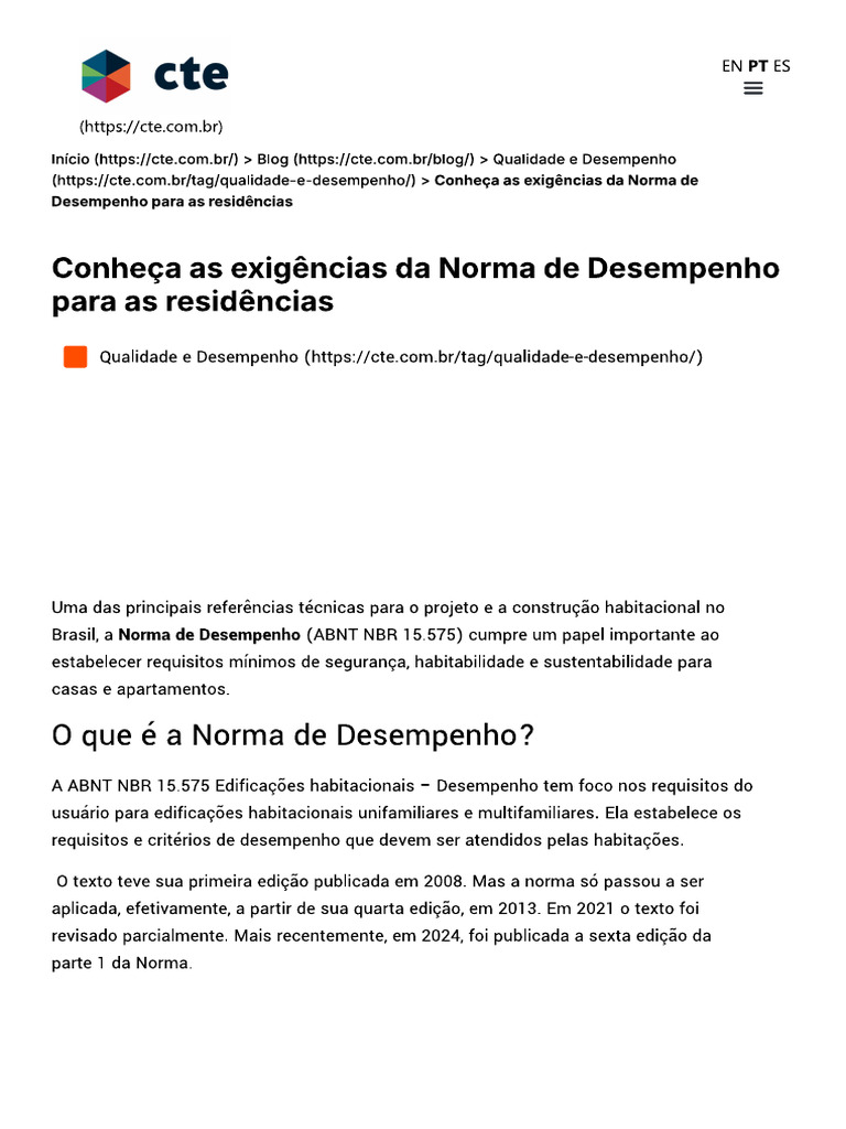 2_CTE Desempenho | PDF