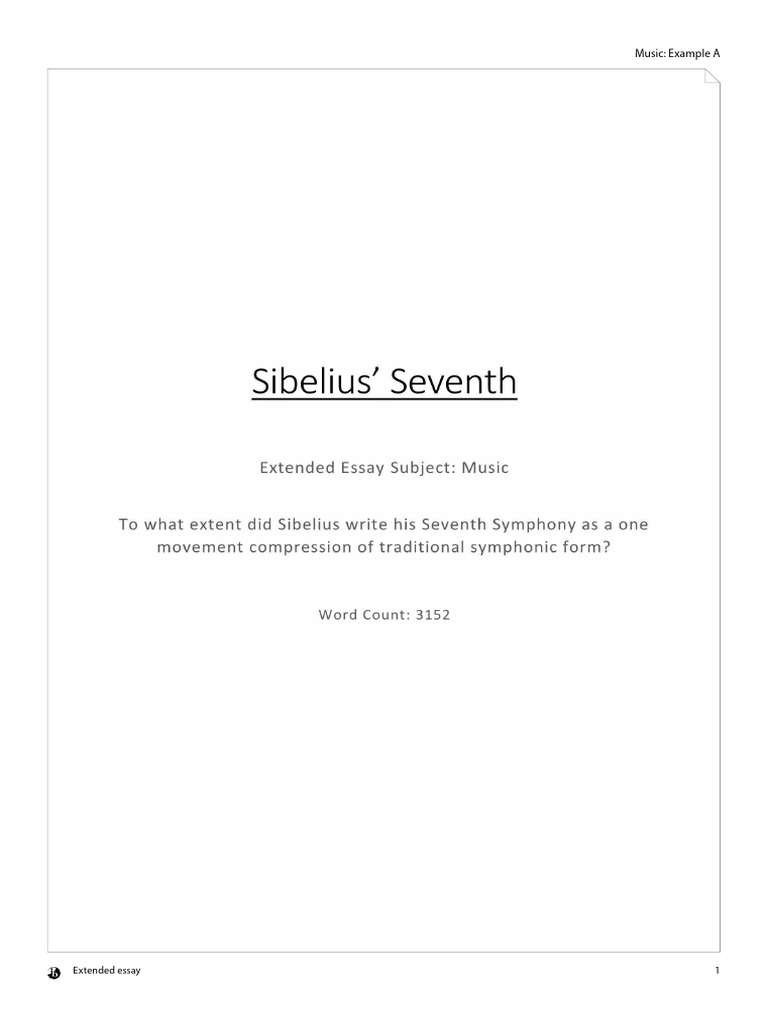 IB EE Music ExampleA | PDF