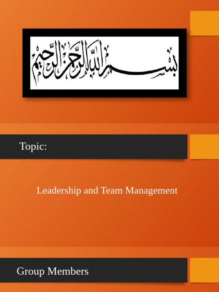 Leadership and Team Management | PDF | Leadership | Diversity (Business)