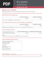 BEd Foundation Phase Tuition Fees 2024 | PDF