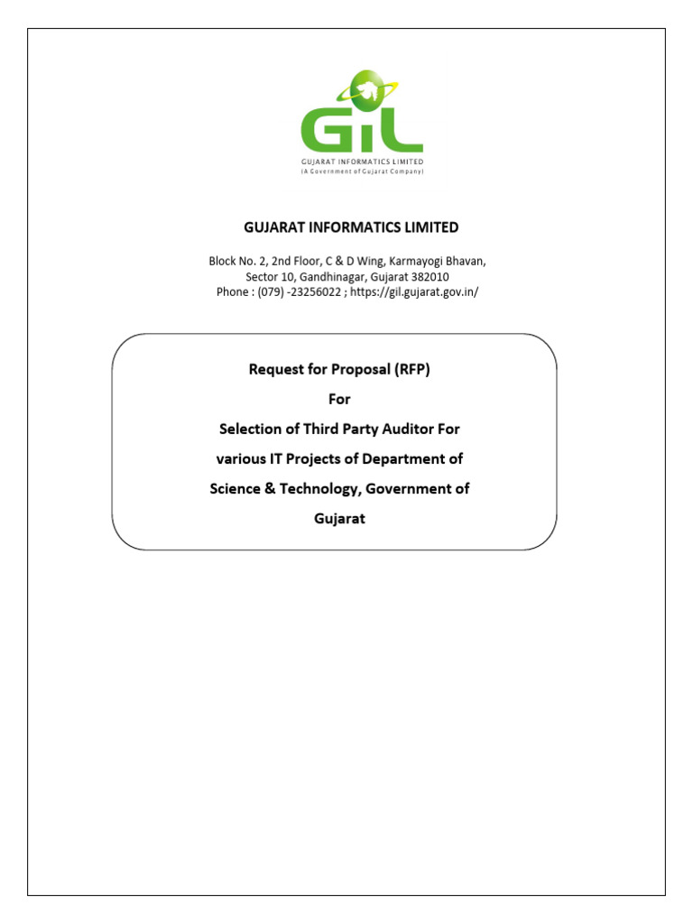 Gujarat Informatics Limited | PDF | Computer Network | Audit