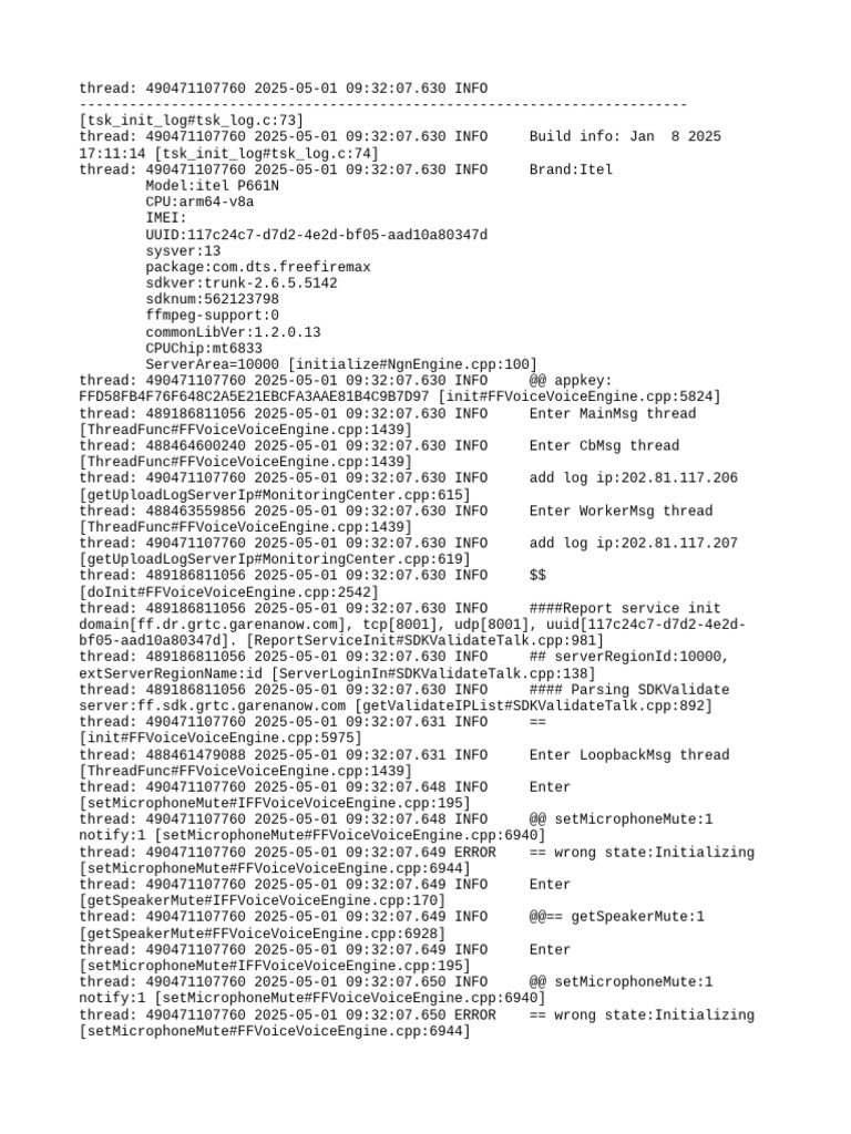 Ffrtc Log Bak | PDF | Network Architecture | Telecommunications