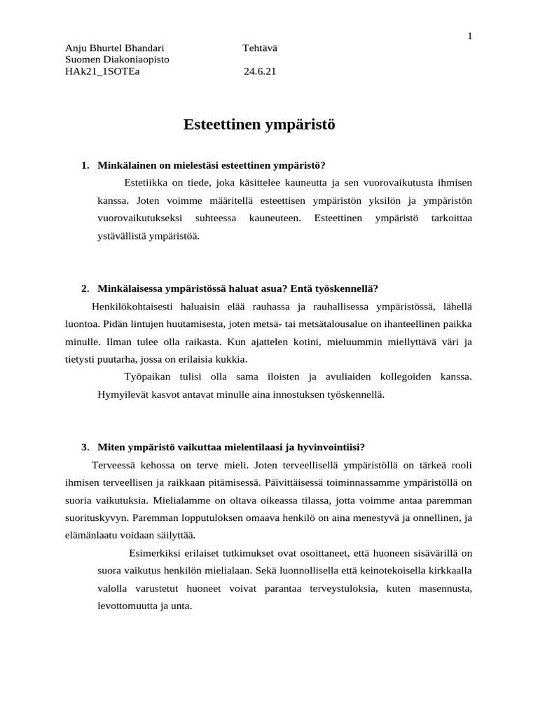 Estetiikka On Tiede 2 | PDF