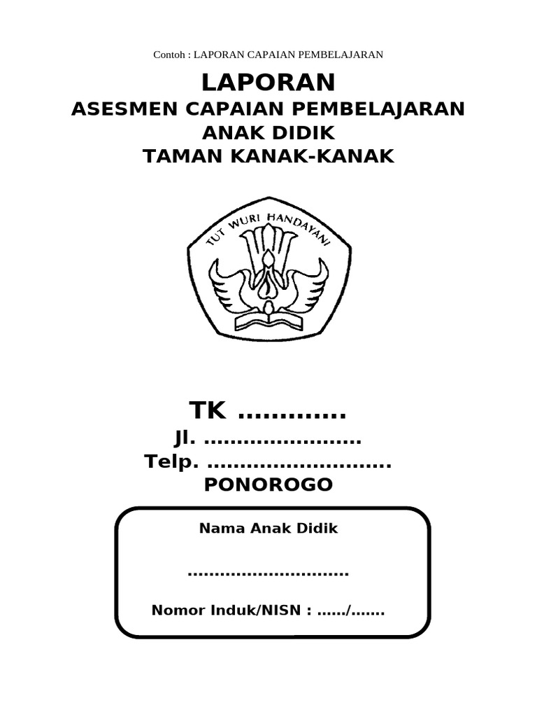 Contoh RAPOT KUMER | PDF