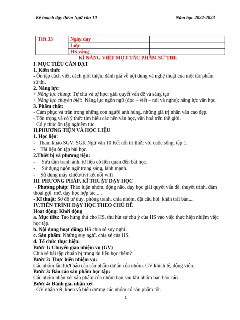 D y Thêm Bài 4. S Thi | PDF