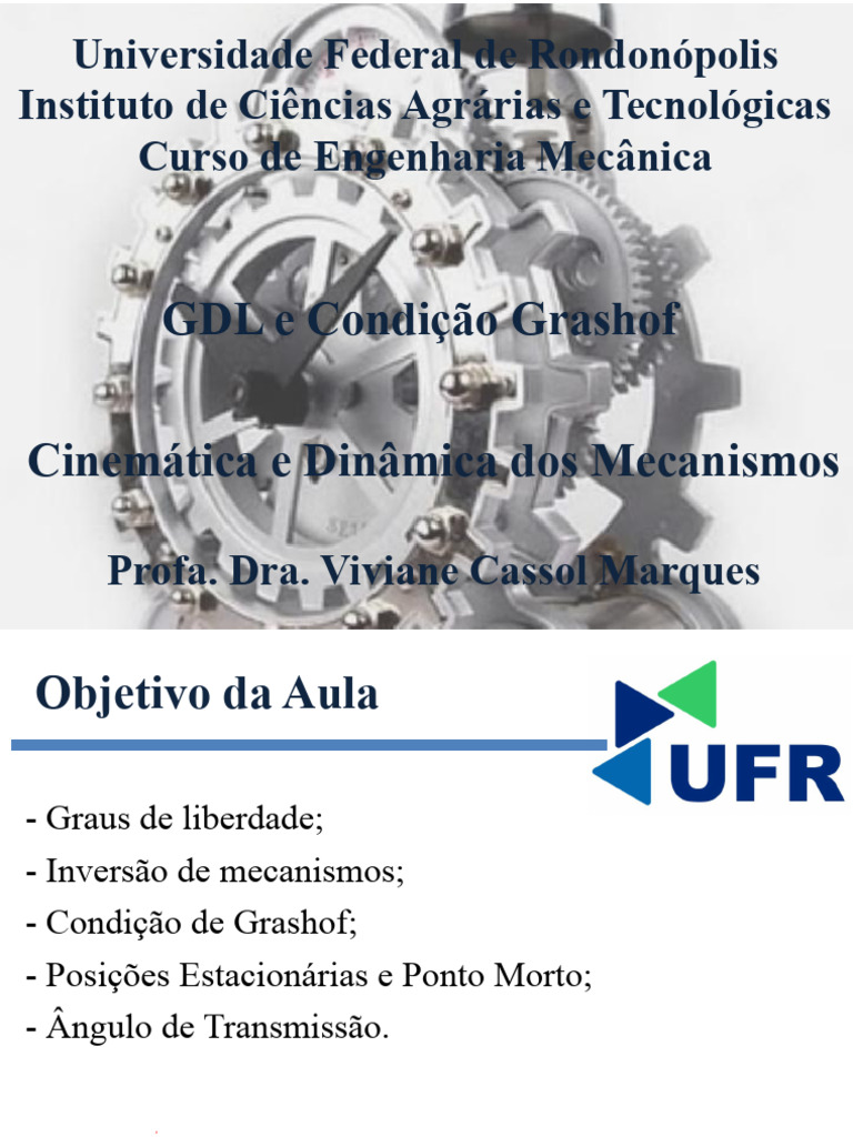GDLe Condicao Grashof | PDF | Cinemática | Engenharia