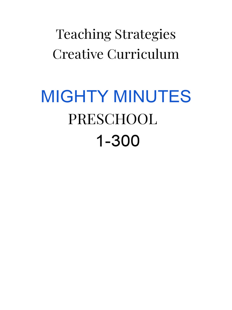 Mighty Minutes | PDF | Phonics