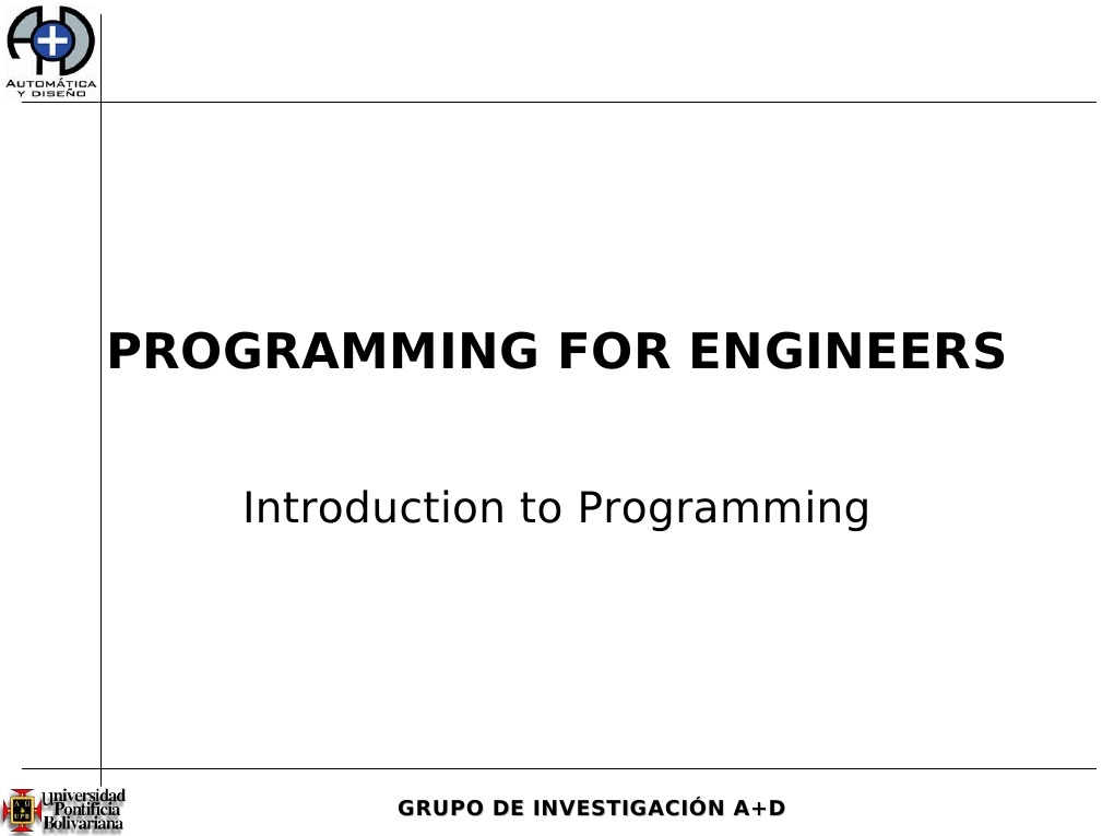 2.introduction To Programming | PDF | Algorithms | Computer Programming