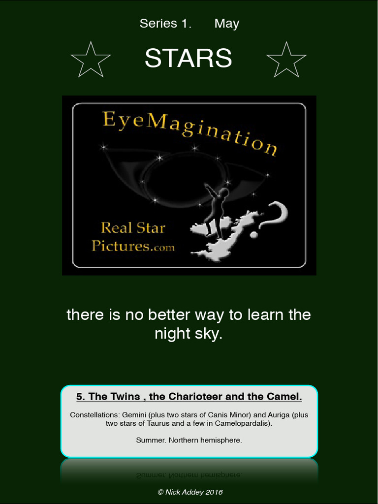 Stars: There Is No Better Way To Learn The Night Sky | PDF | Astronomy | Stars