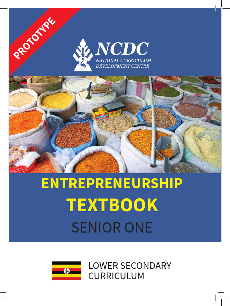 Senior One Entrepreneurship Text Book New Curriculum by NCDC | PDF ...