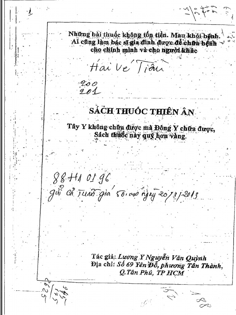 Sach Thuoc Thien An | PDF