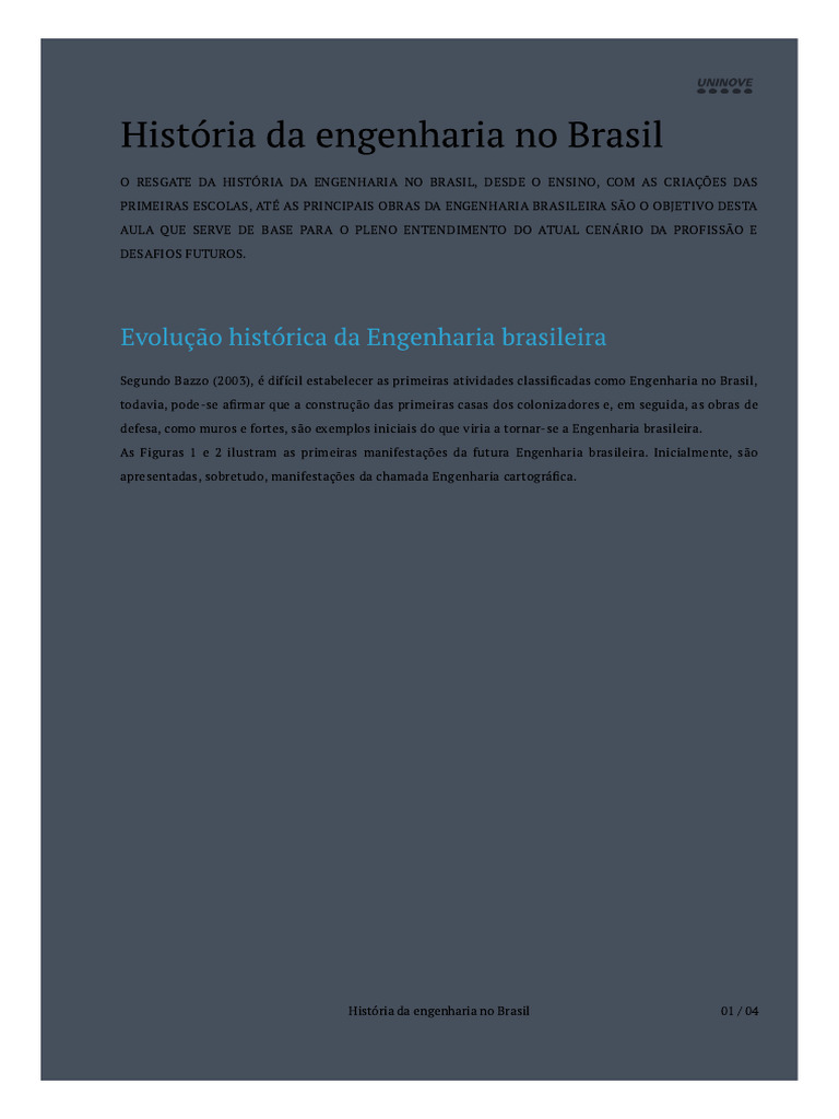 A Historia Da Engenharia No Brasil Pdf