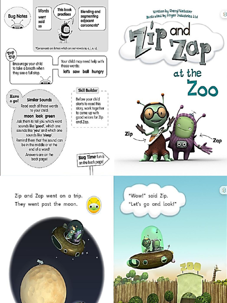 Year 1 Zip Zap at The Zoo | PDF