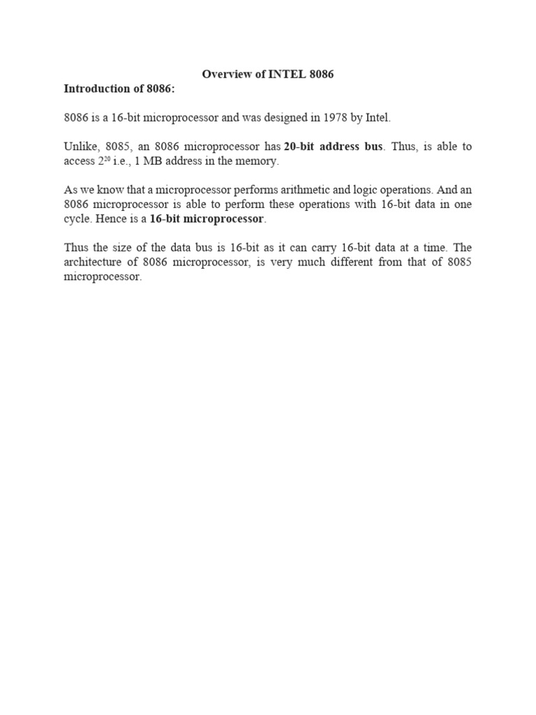 8086 Internal Architecture | PDF | Central Processing Unit | Computing