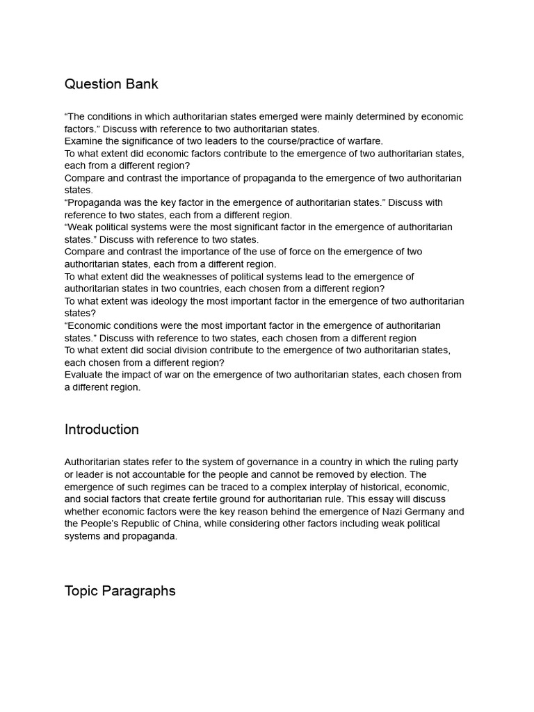 IB History Revision | PDF | Weimar Republic | Kuomintang