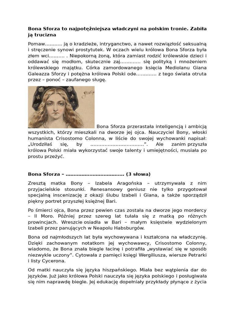 Polish Language C1-C2 Tasks | PDF