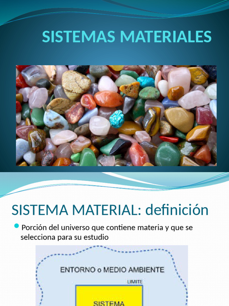 Sistemas Materiales | PDF | Sustancias químicas | Mezcla