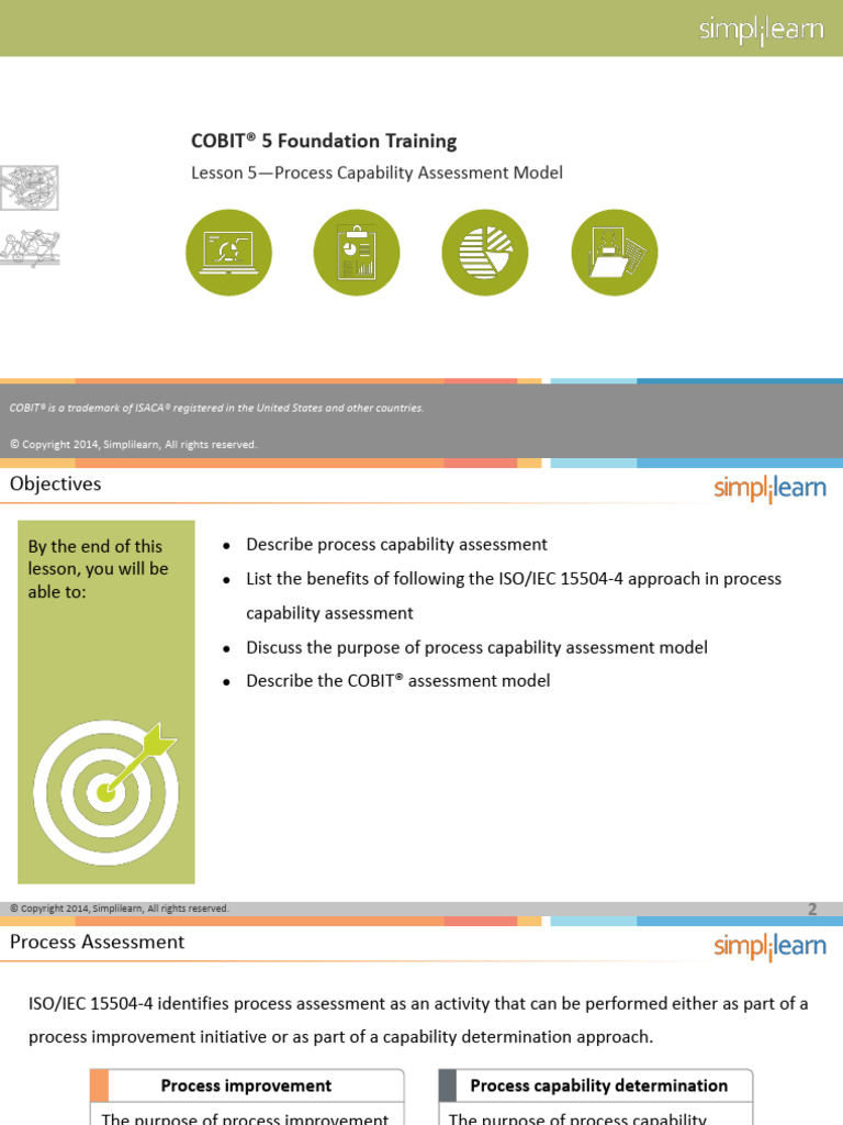 Lesson 5.0 Process Capability Assessment Model V2 | PDF | Cobit ...