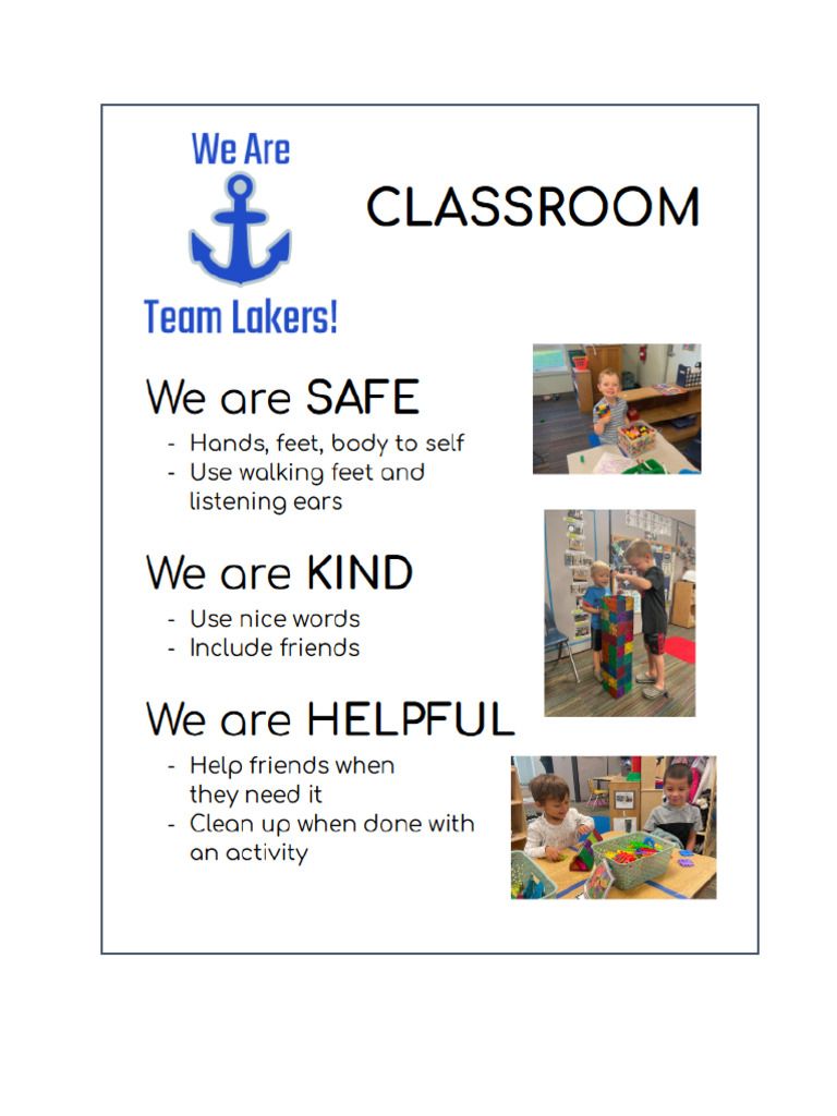 PBIS - Expectations Pictures | PDF