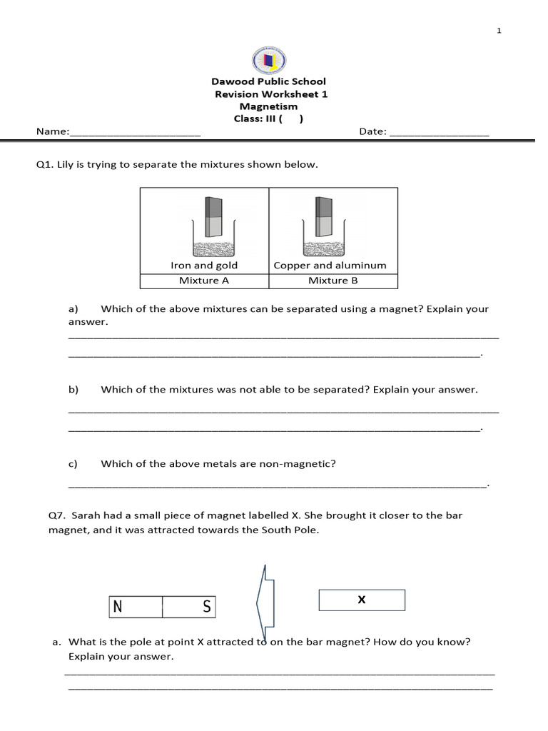Science Revision Worksheets 24-25 | PDF | Foods | Blood