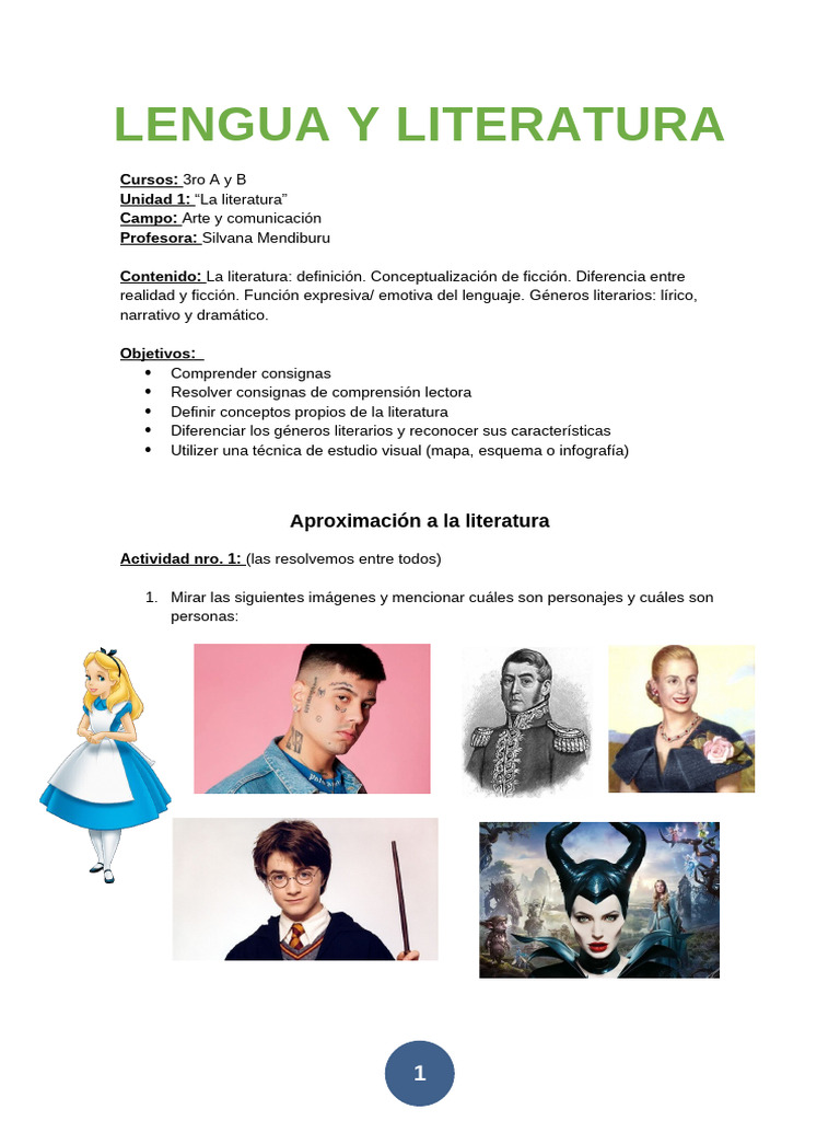 Conceptos de Literatura y Géneros | PDF | Autor | Cuentos