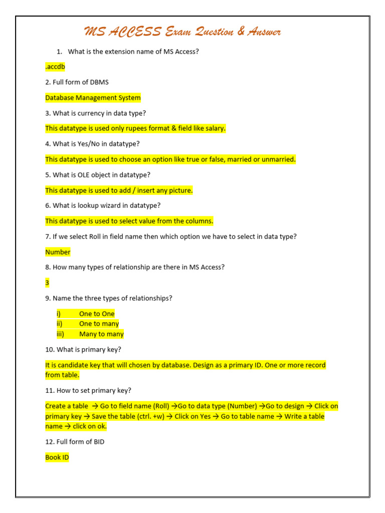 Sujal | PDF | Microsoft Access | Databases