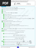 Examen National Maths SM 2024 | PDF | Analyse mathématique | Mathématiques