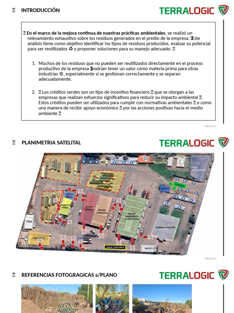 PLANIMETRIA TERRALOGIC | PDF | Residuos | Economias