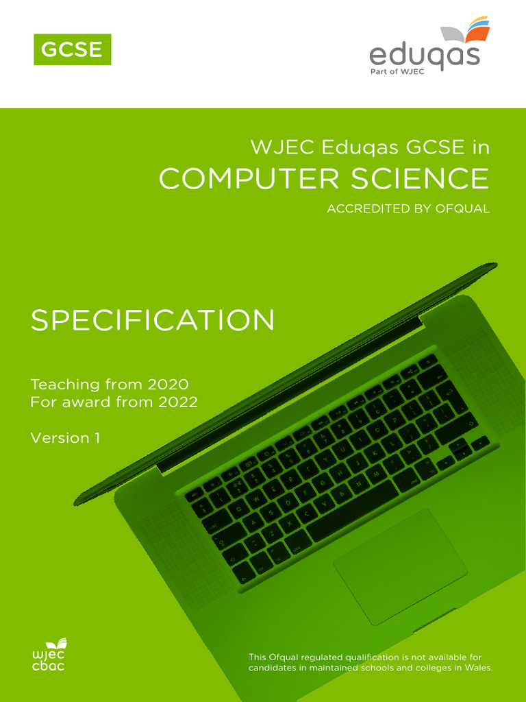 Eduqas GCSE Computer Science Spec 2020 | PDF | Computer Data Storage ...