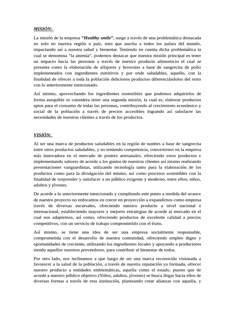 Creatividad Plan de Negocio | PDF | Producto (Negocio) | Nutrición