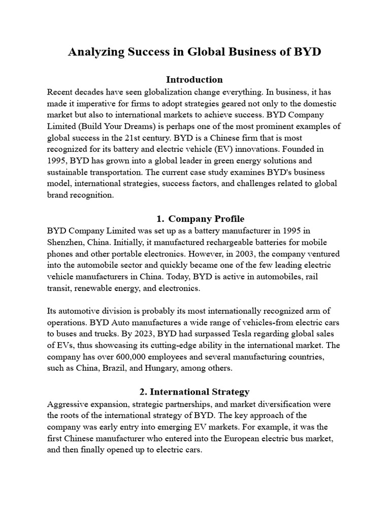 Case Study - Midterm Assignment 2 | PDF | Electric Vehicle | Vehicles
