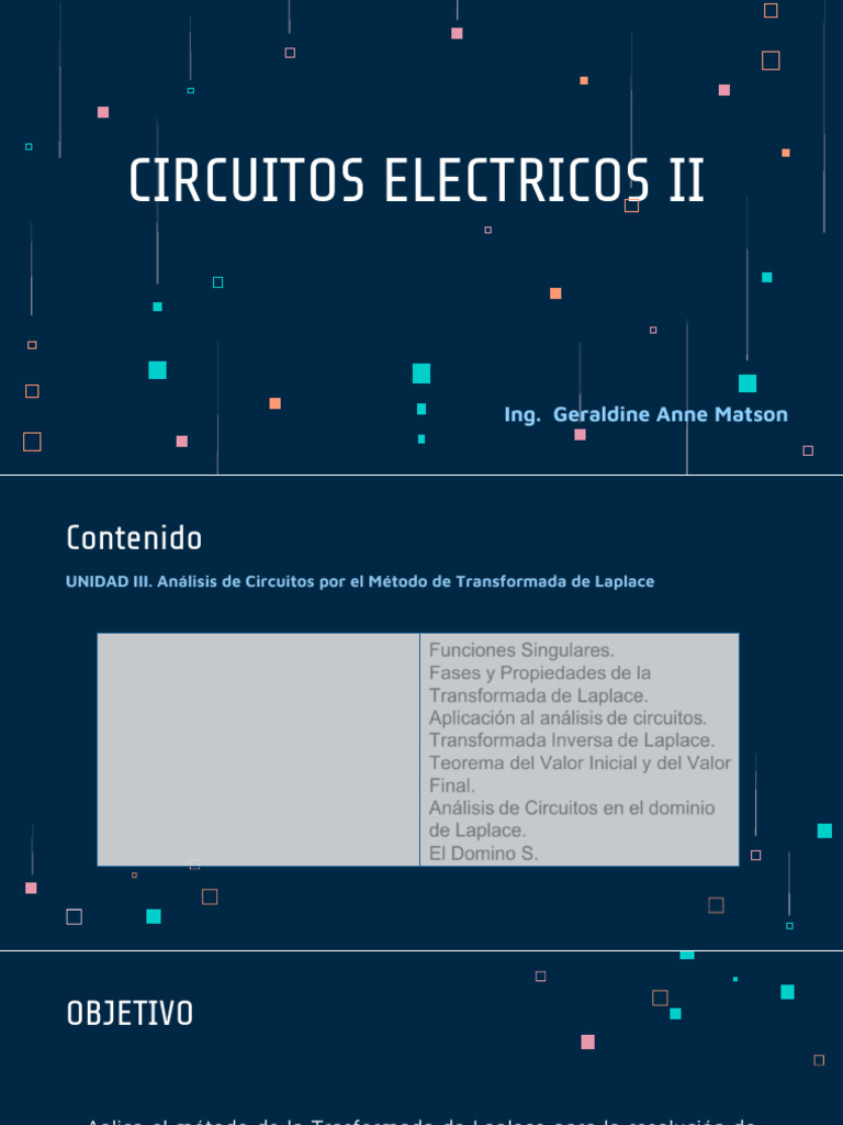 UNIDAD III - Análisis de Circuitos Por El Método de Transformada de Laplace. | PDF ...