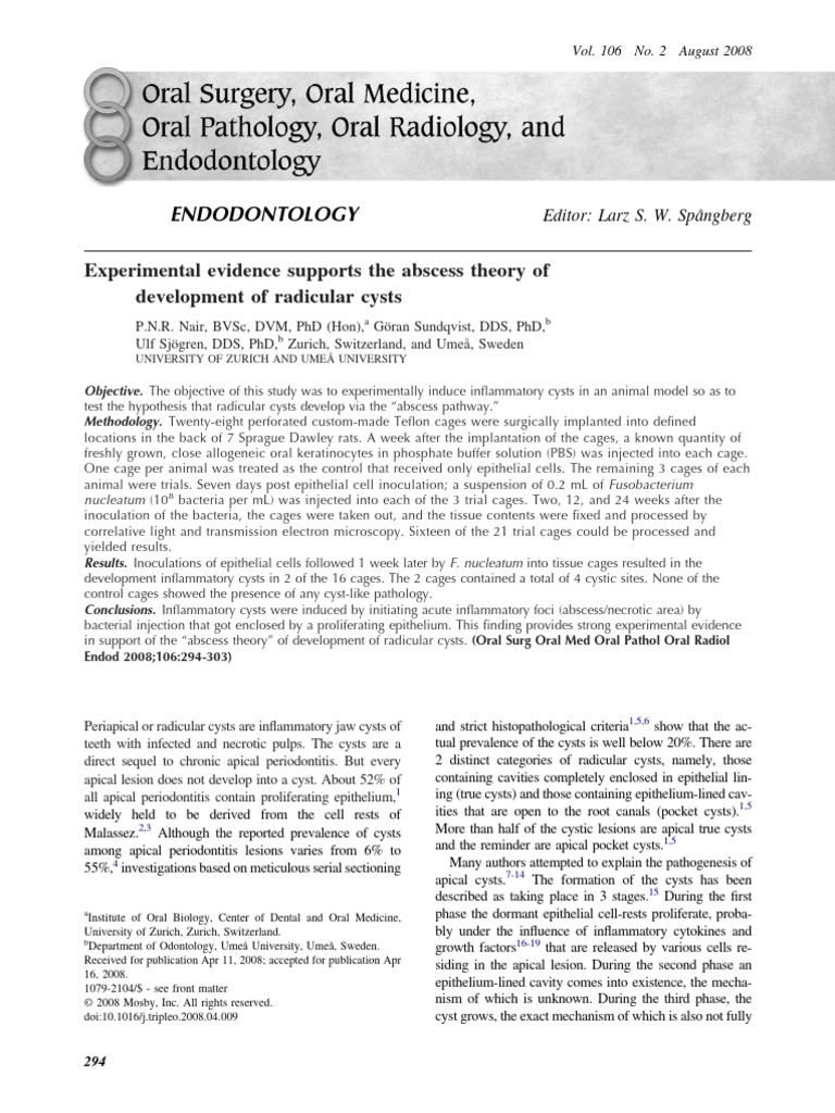 Experimental evidence supports the abscess theory _250506_104625 | PDF ...