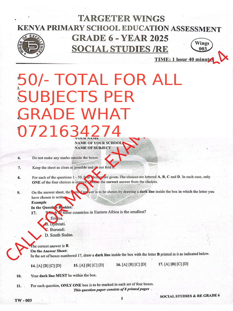 TARGETER WINGS 003 GRADE 6 SST01 - Sign | PDF