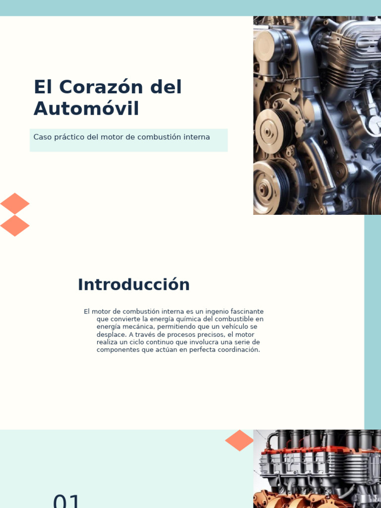 El Corazón Del Automóvil | PDF | Motor de combustión interna | Motores