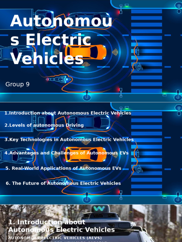Autonomous Electric Vehicles | PDF | Vehicle Technology | Transport