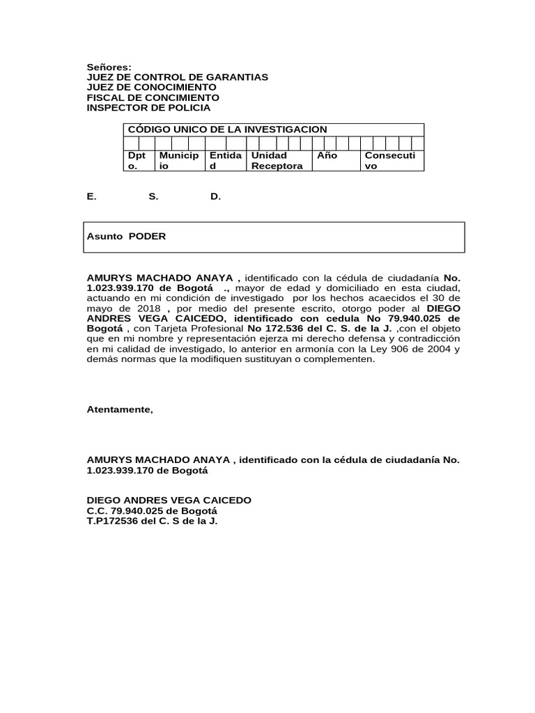 03 Poder Amaurys | PDF