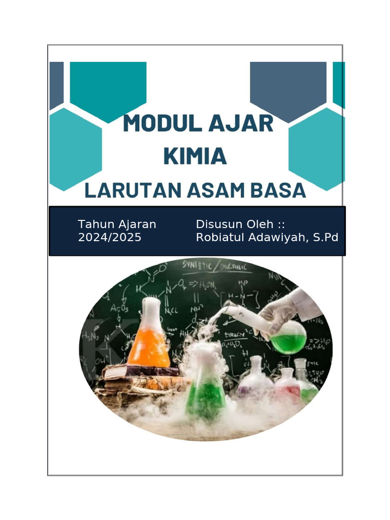 Modul Ajar Asam Basa - ROBIATUL ADAWIYAH | PDF