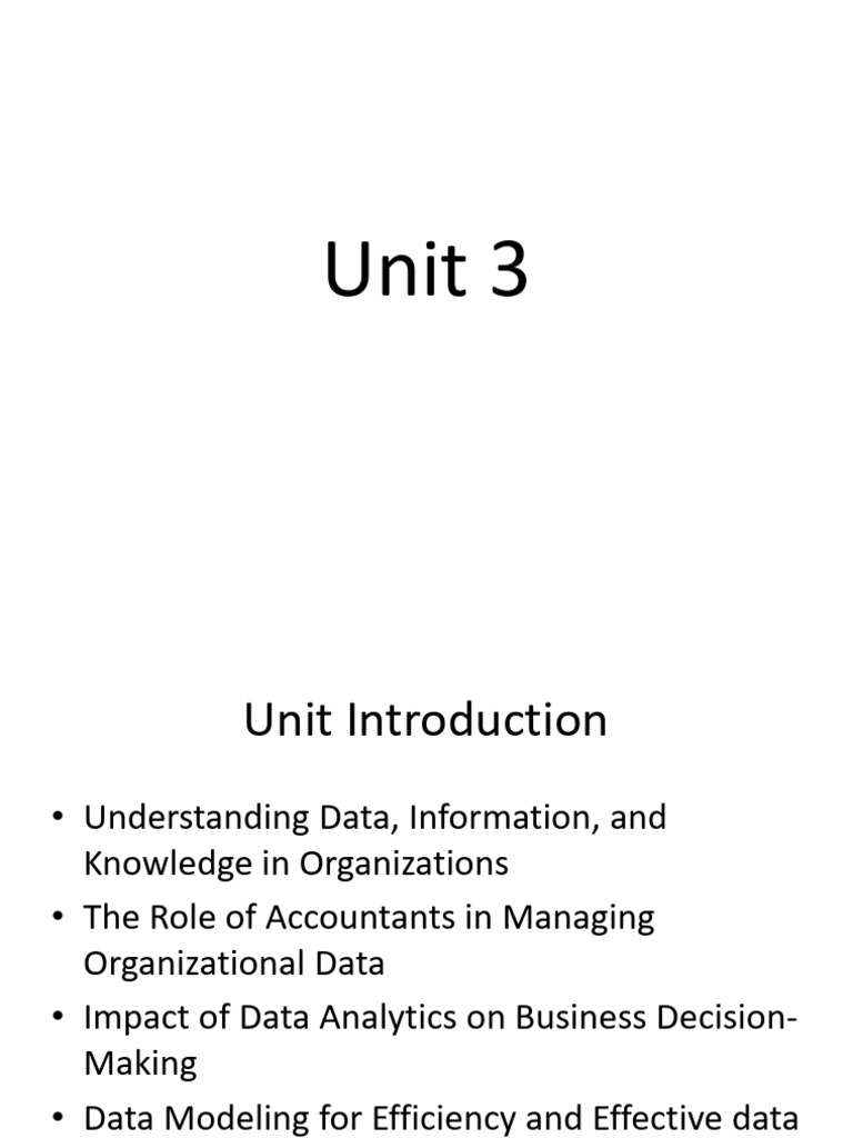 Data - Analytics - For - Accounting - Lecture 1 | PDF | Analytics | Databases