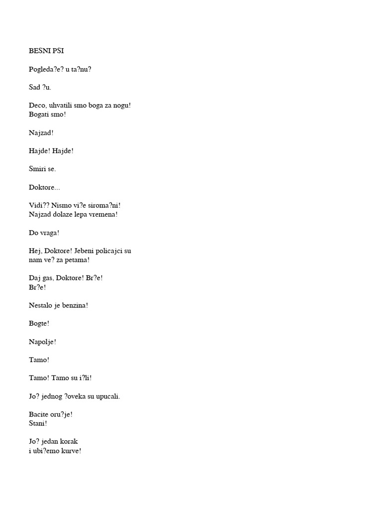 Vts 01 1.srpskibesnipsi | PDF