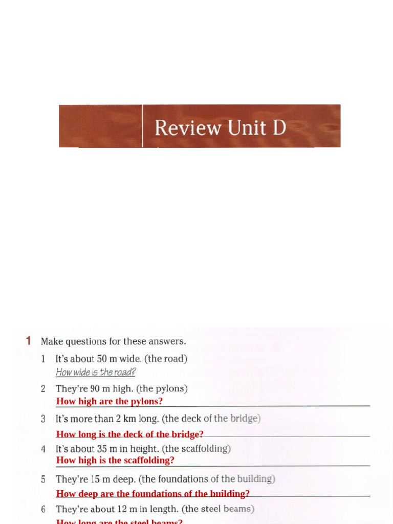 102 Review Unit D Copy | PDF