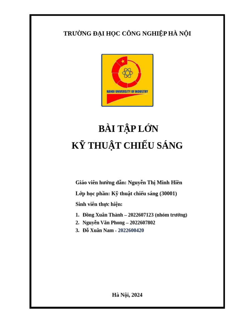bài tập lớn KTCS nhóm 3 | PDF