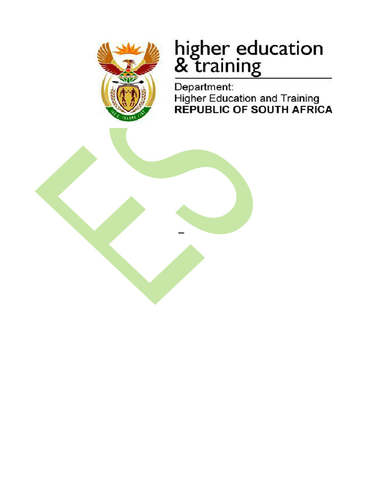 Engineering Drawing N1 QP Aug 2018 | PDF | Drawing