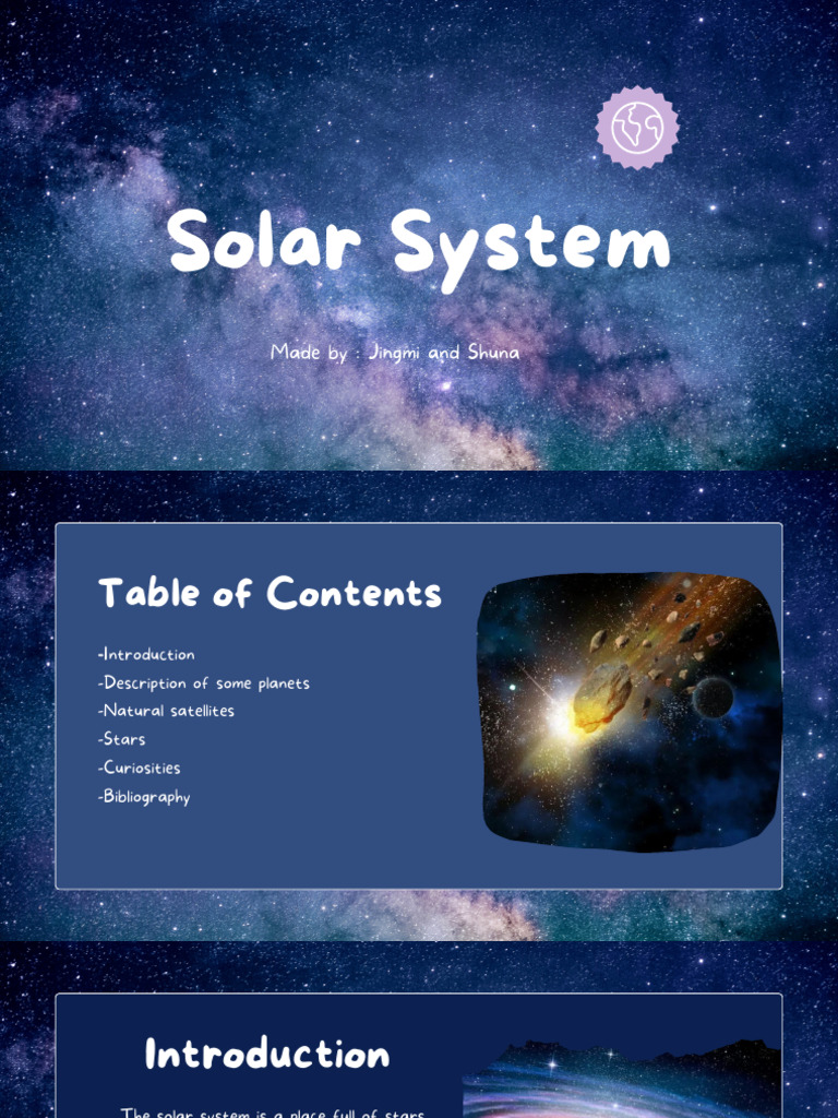 Presentation solar system definiteve | PDF