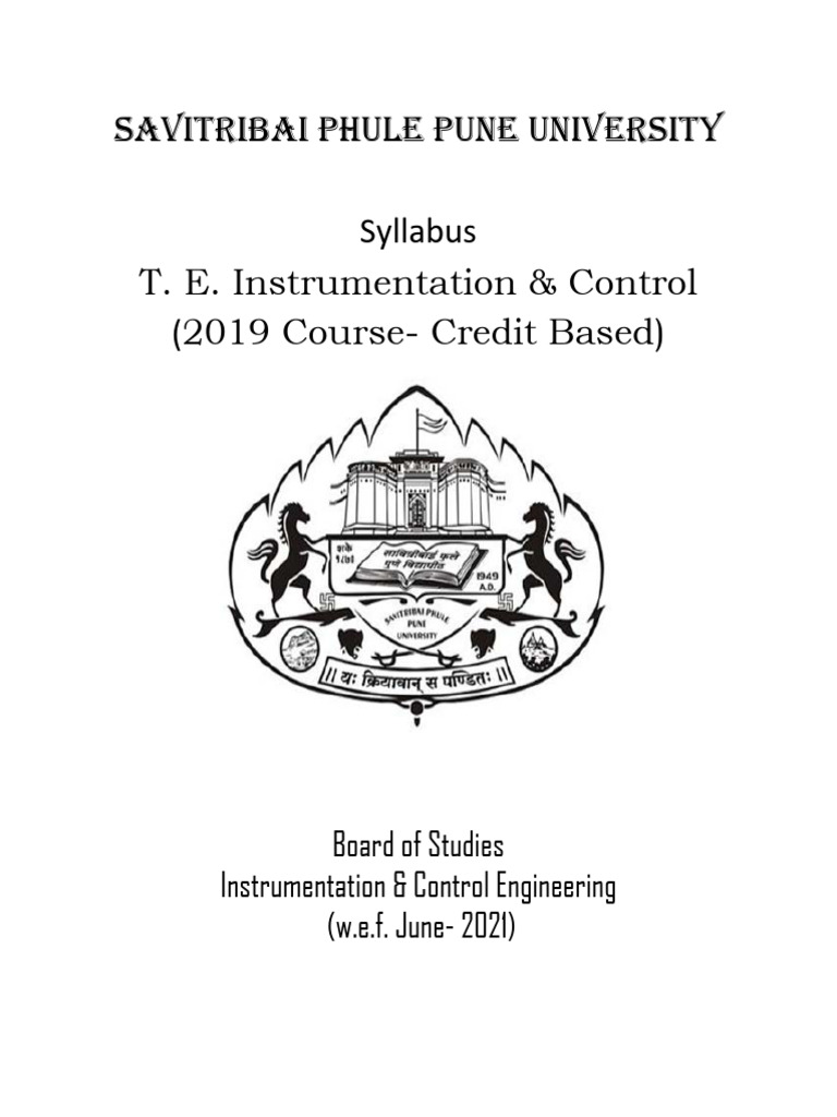 SPPU T.E. Instrumentation Syllabus 2019 | PDF | Programmable Logic ...