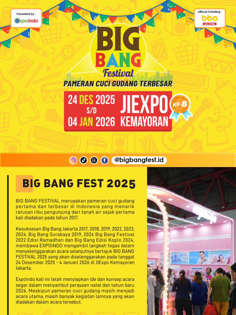 Proposal Big Bang Fest 2025 - Update | PDF