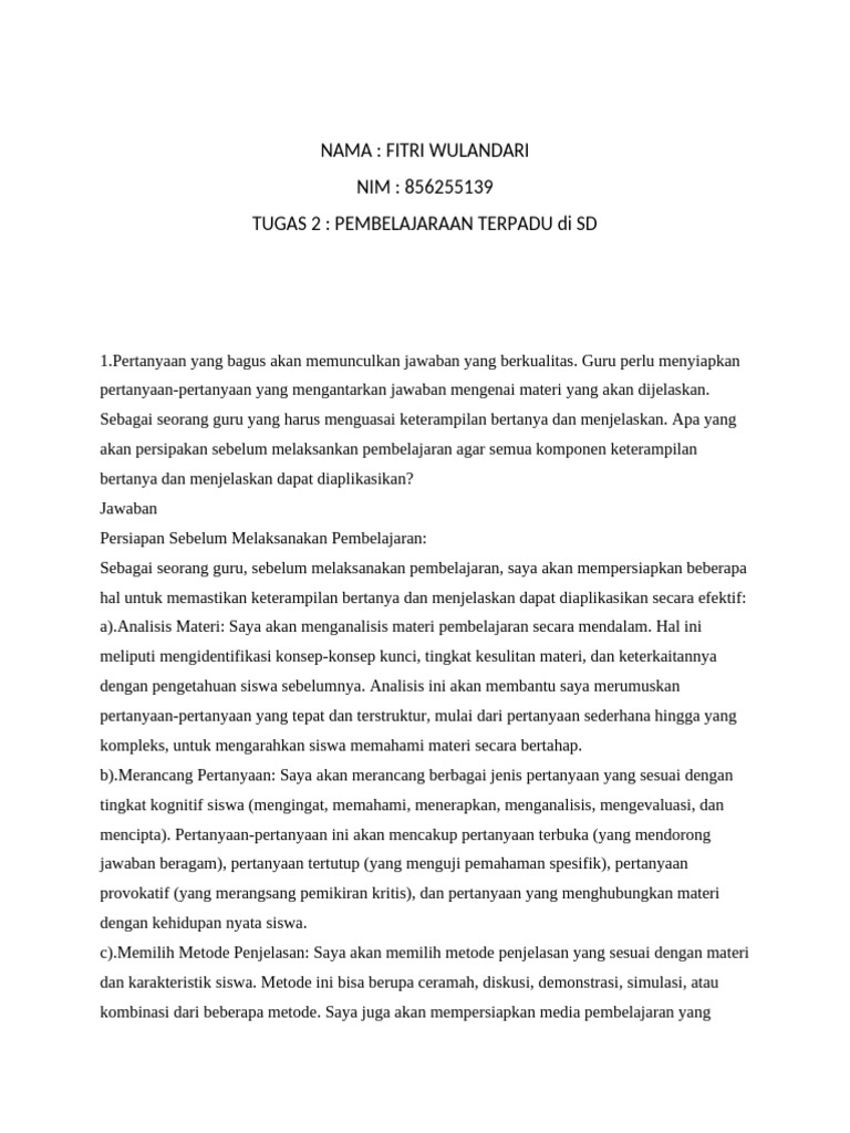 Contoh Laporan-Pembelajaran-Kelas-Rangkap | PDF