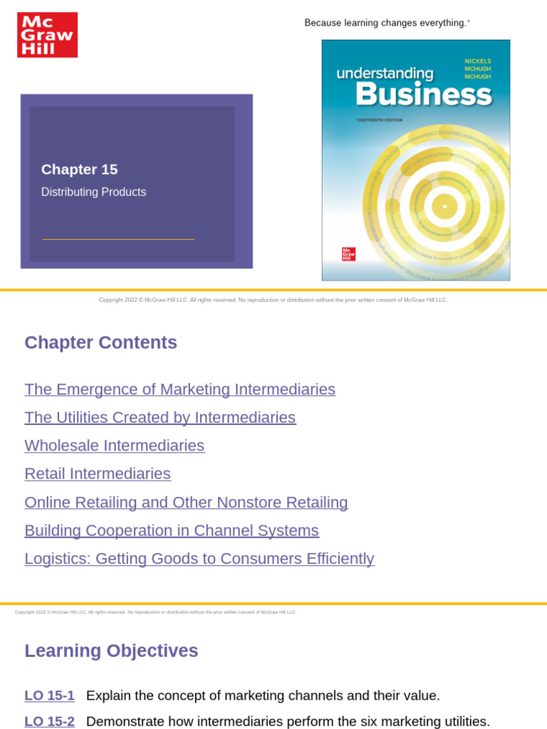 Nickels UB13e PPT Student Ch15 | PDF | Logistics | Marketing